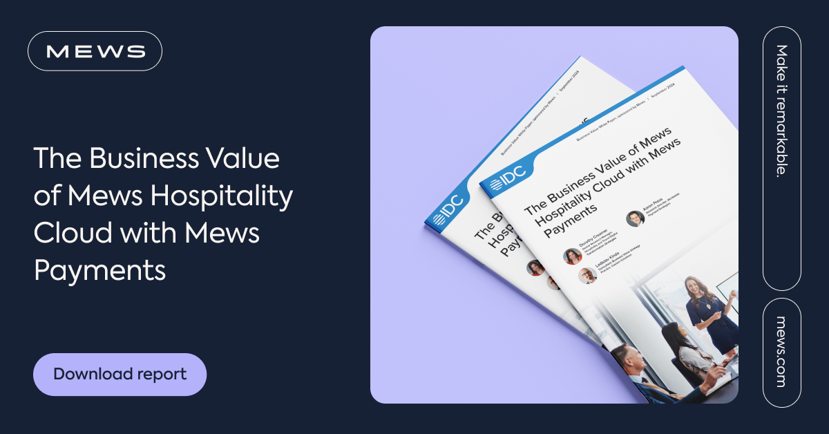 IDC White Paper: The business value of Mews